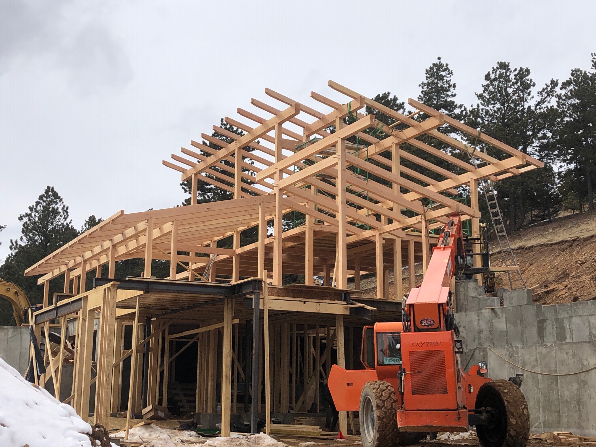 Magnolia timber frame - Cornerstone Homes | Colorado Custom Home Builder